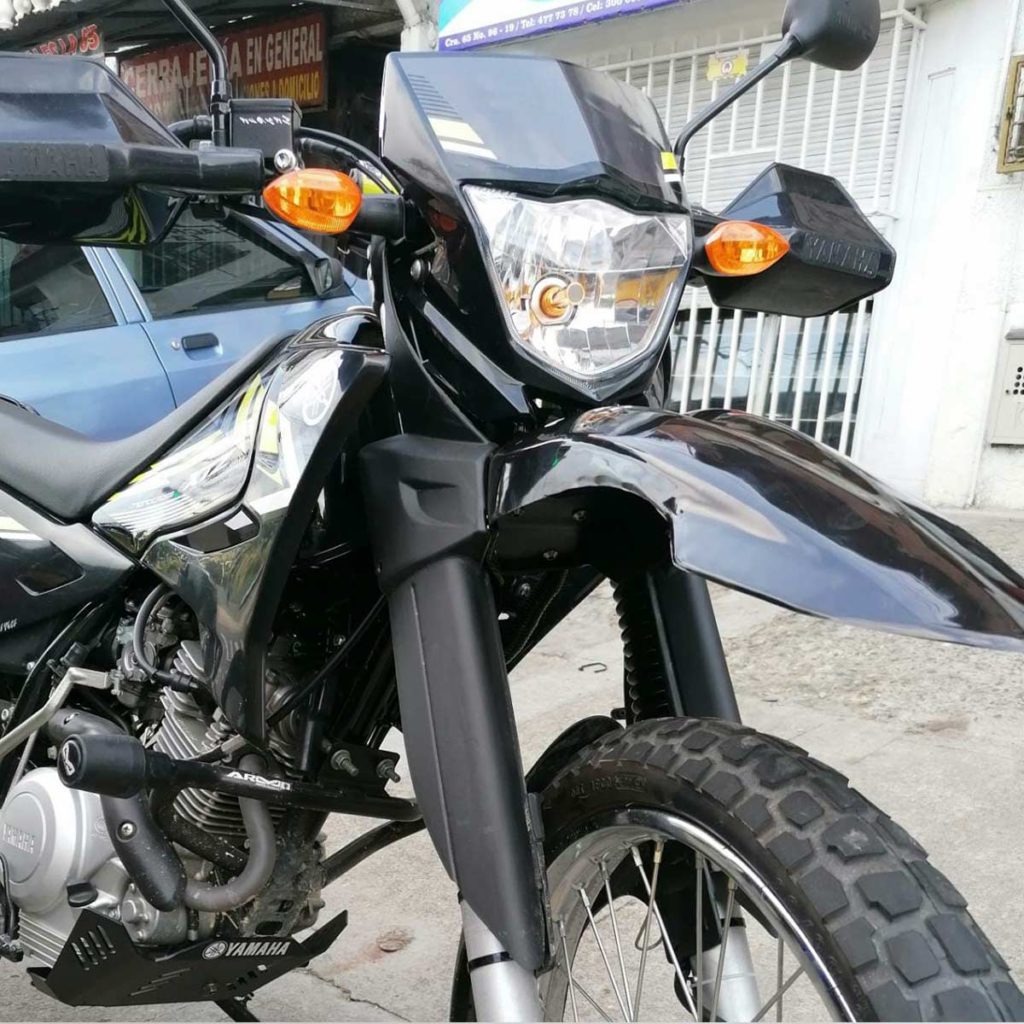 Guardabarro Superior Tipo Yz y Cubrebarras - Yamaha XT 660 y XTZ 125 ...